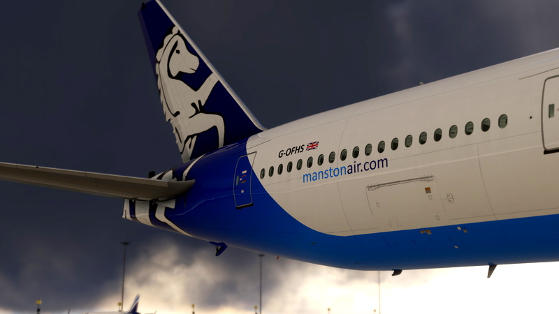Manston Air Boeing 777-300ER Pack for Microsoft Flight Simulator | MSFS