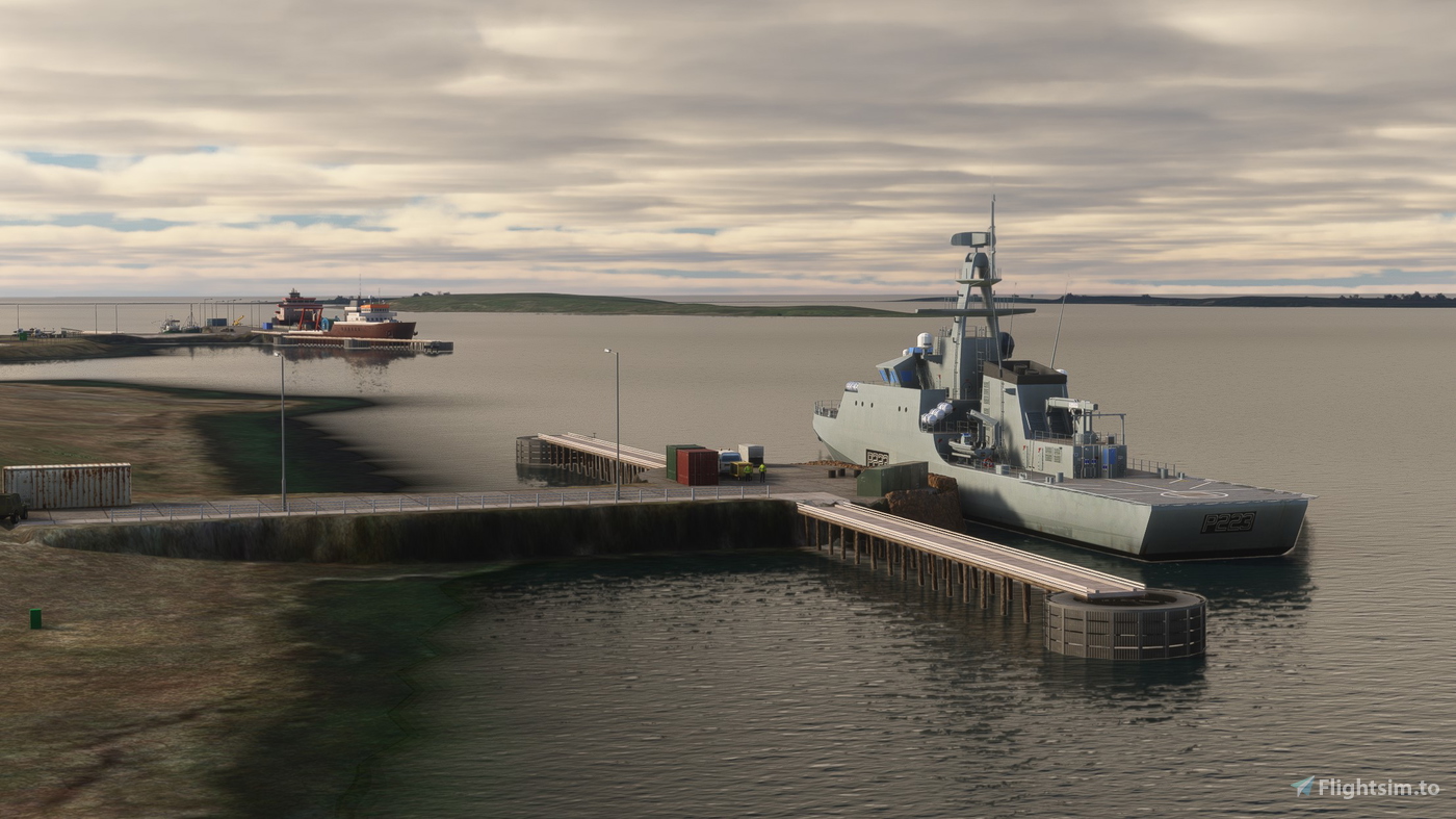 Mare Harbour, East Falkland for Microsoft Flight Simulator | MSFS