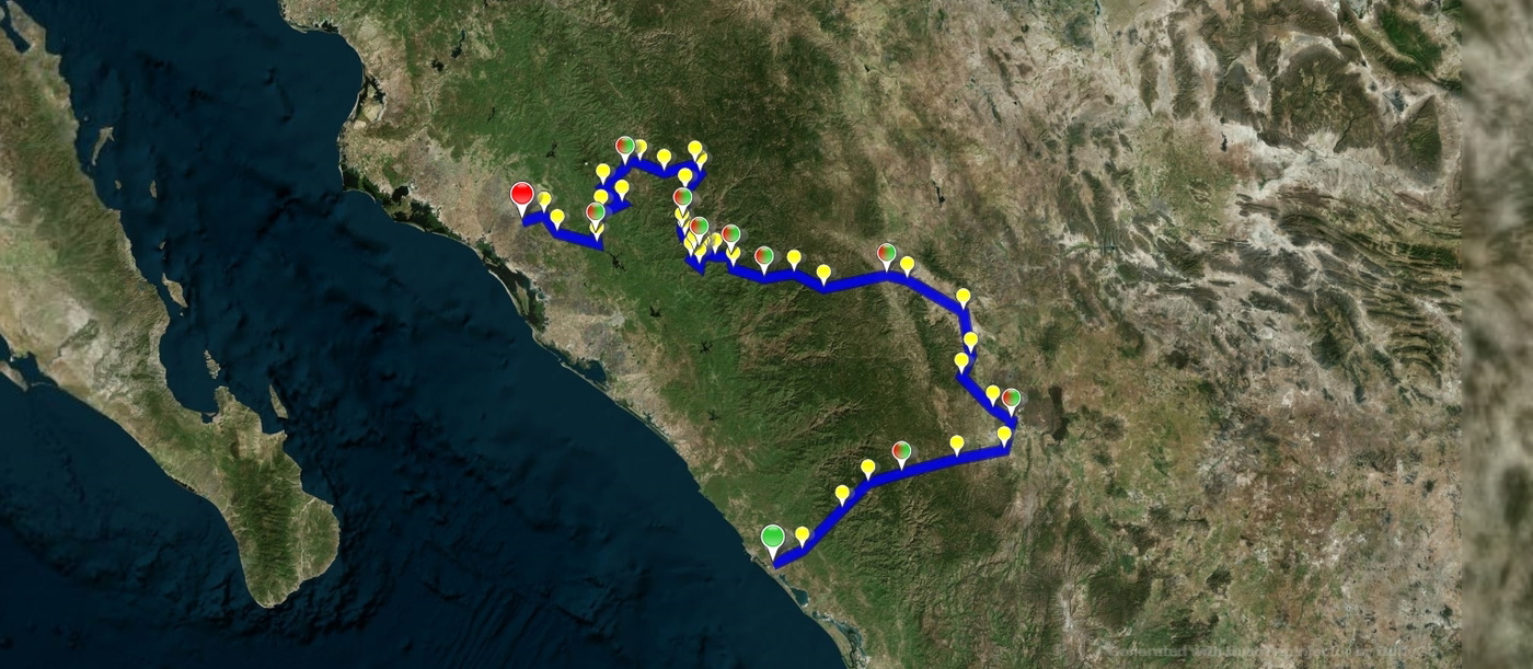 Mapa De Guamuchil Sinaloa El Fuerte, Sinaloa