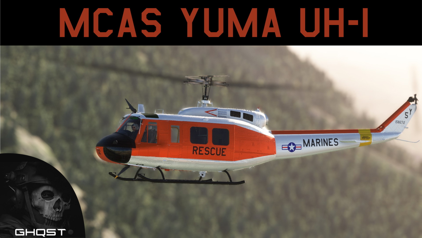 𝗢𝗨𝗧𝗗𝗔𝗧𝗘𝗗 MCAS YUMA UH-1 for Microsoft Flight Simulator | MSFS
