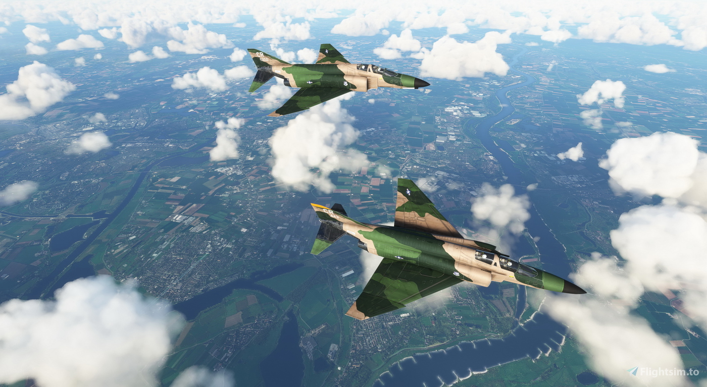 McDonnell Douglas F-4E Phantom 32 TFS Soesterberg voor Microsoft Flight ...