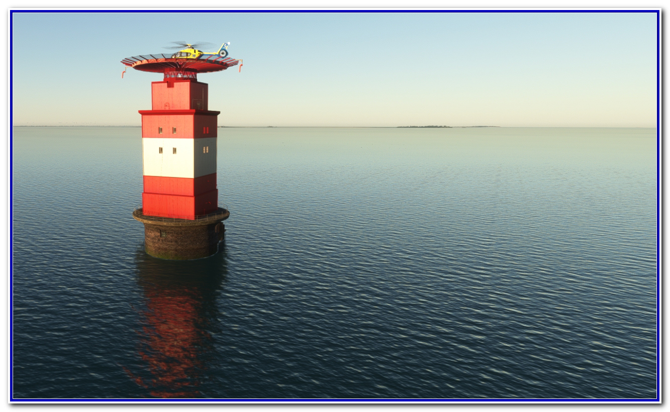 Mellumplate Lighthouse (Helipad) for Microsoft Flight Simulator | MSFS