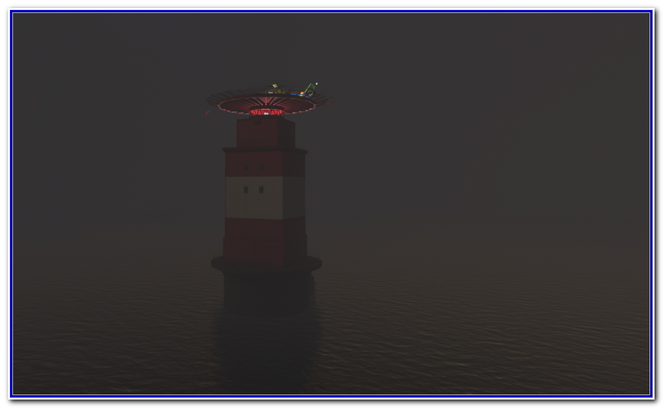 Mellumplate Lighthouse (Helipad) for Microsoft Flight Simulator | MSFS
