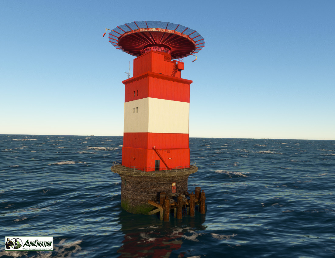 Mellumplate Lighthouse (Helipad) - MSFS Add-on - Flightsim.to