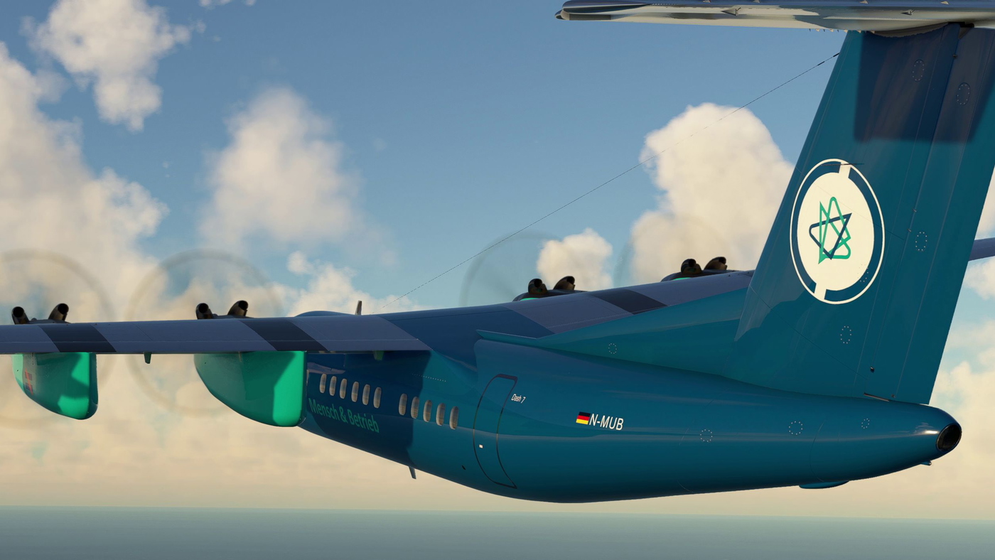 Mensch & Betrieb - Pilot´s DHC 7 - Dash 7 - Liverie for Microsoft ...