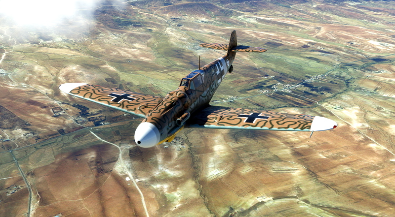 Messerschmitt Bf-109G-2 JG77 Black 2 for Microsoft Flight Simulator | MSFS