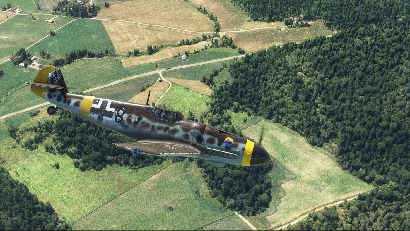Messerschmitt Bf-109G-6 JG302 Black 8 pour Microsoft Flight Simulator ...