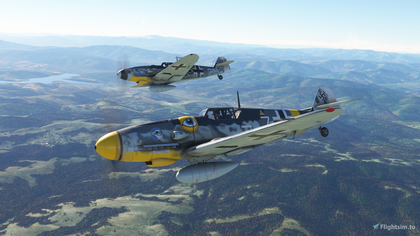 Messerschmitt Bf 109G-6 W.Nr. 163269 "Weiße 7" II./JG 51 for Microsoft ...