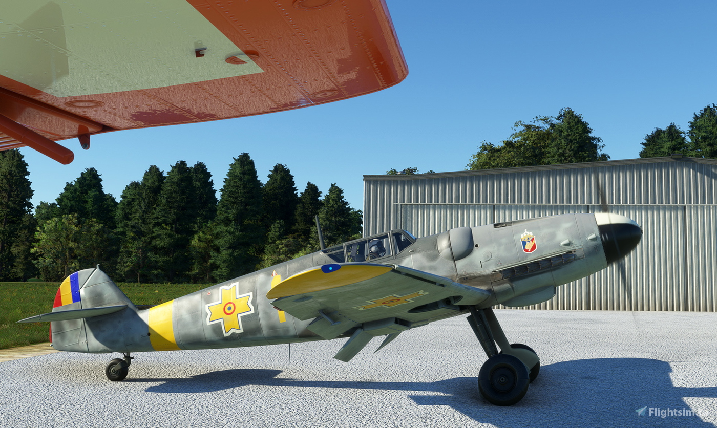Messerschmitt Bf 109G-6 Romanian Royal Air Force 'Yellow 1' flown by Alex. Șerbănescu for ...