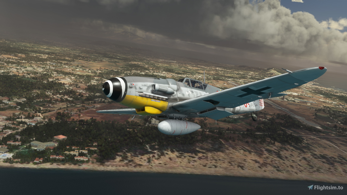 Messerschmitt Bf 109G-6/R6 trop "Rote 13” W.Nr. 27169 11./JG 27 for Microsoft Flight Simulator ...