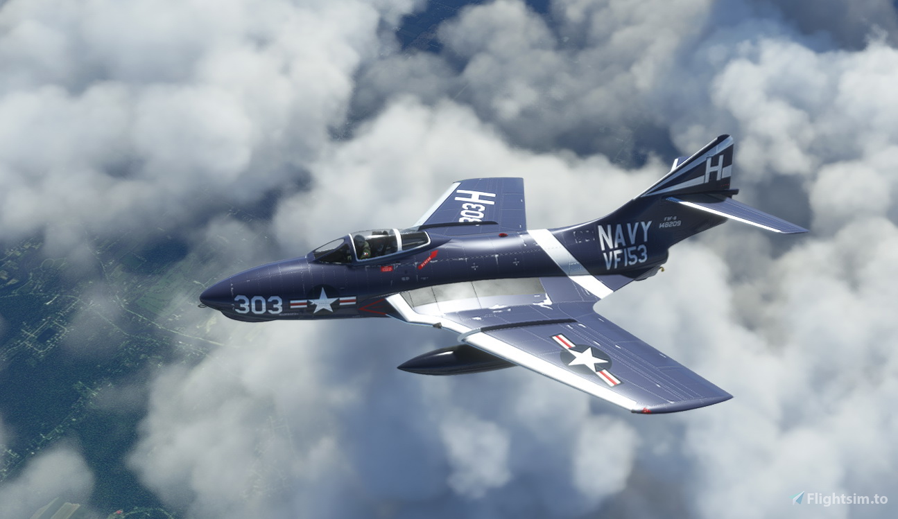 MF_F9F_Cougar_VF153 for Microsoft Flight Simulator | MSFS