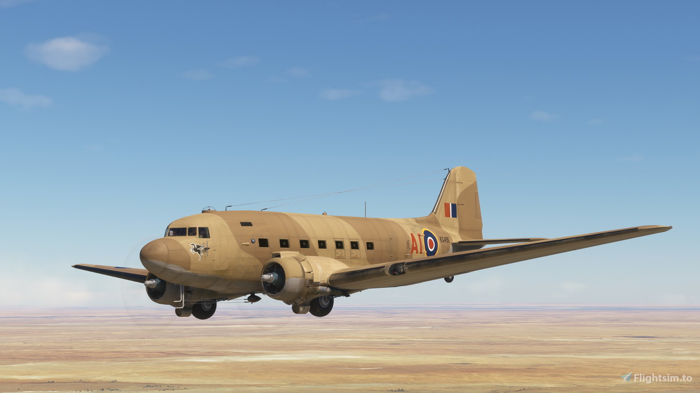 Microsoft / Aeroplane Heaven C-47D - RAF KG496, "AI" - 267 Squadron ...