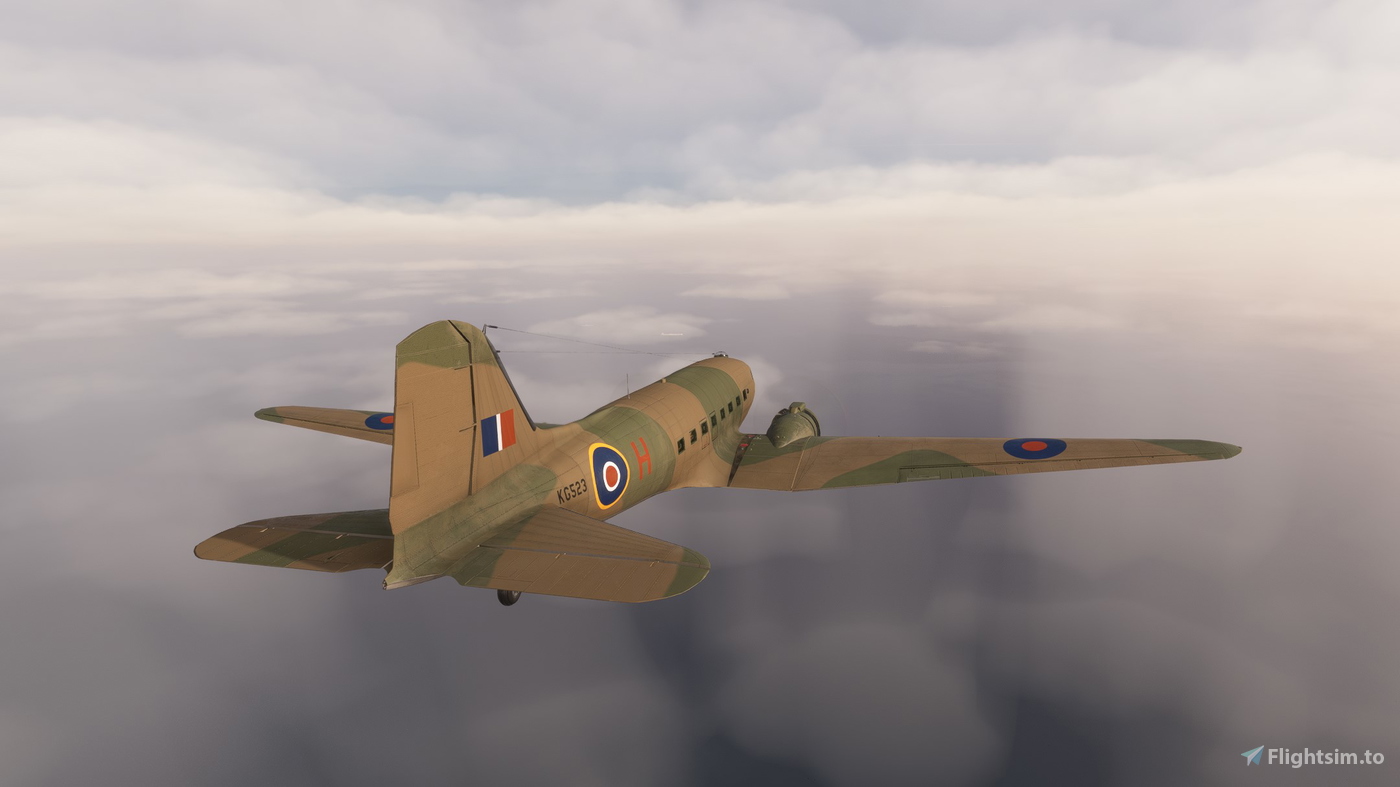 Microsoft / Aeroplane Heaven C-47D - RAF KG523, "H" - 267 Squadron ...