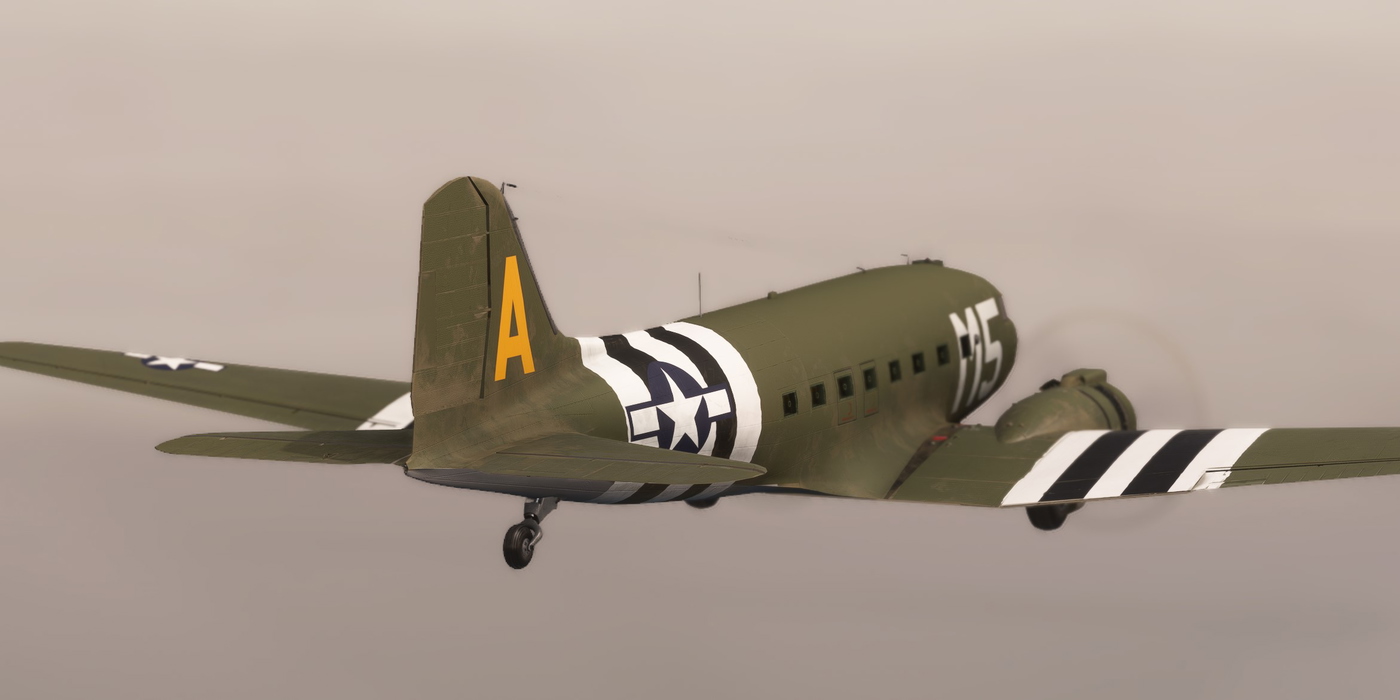Microsoft / Aeroplane Heaven C-47D Skytrain - "M5" livery with US ...
