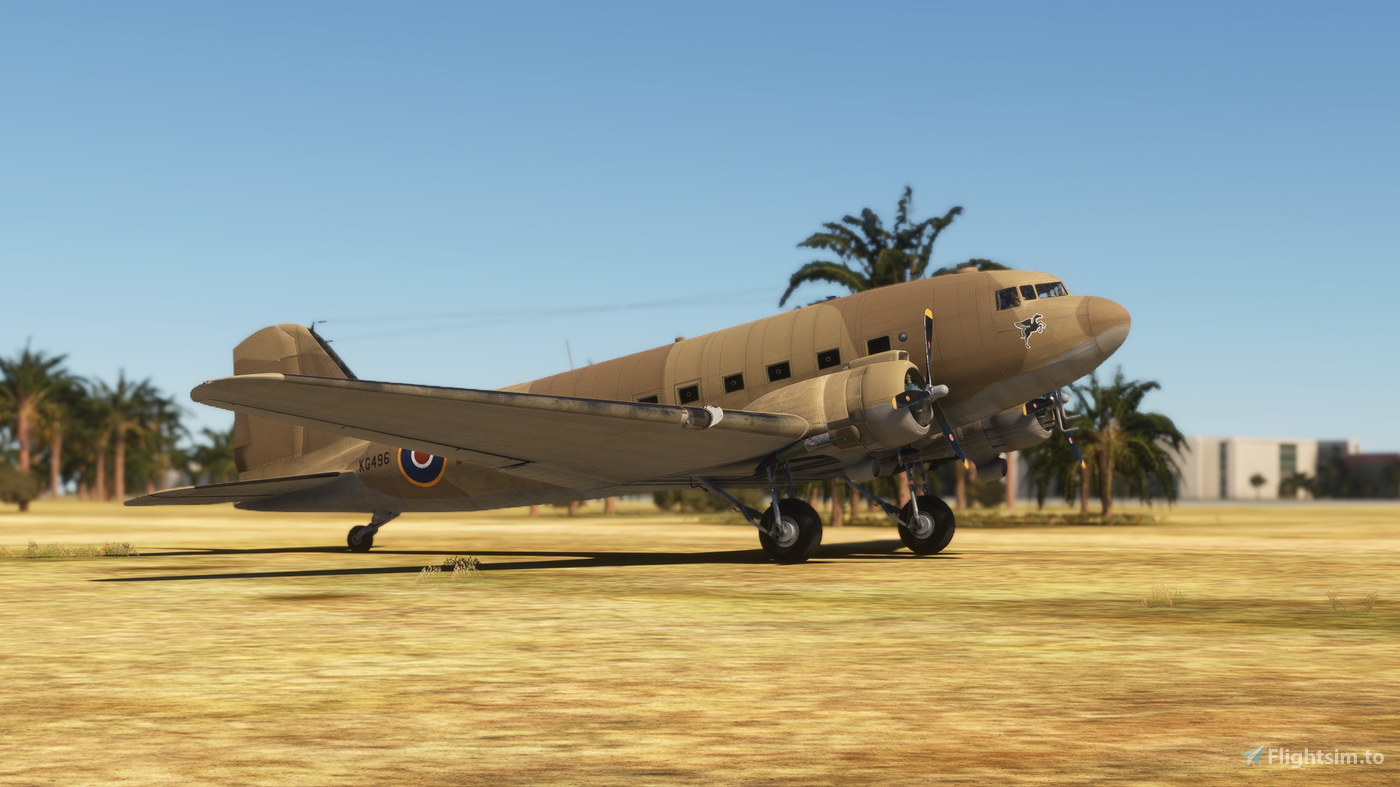 Microsoft / Aeroplane Heaven C-47D - RAF KG496, "AI" - 267 Squadron ...