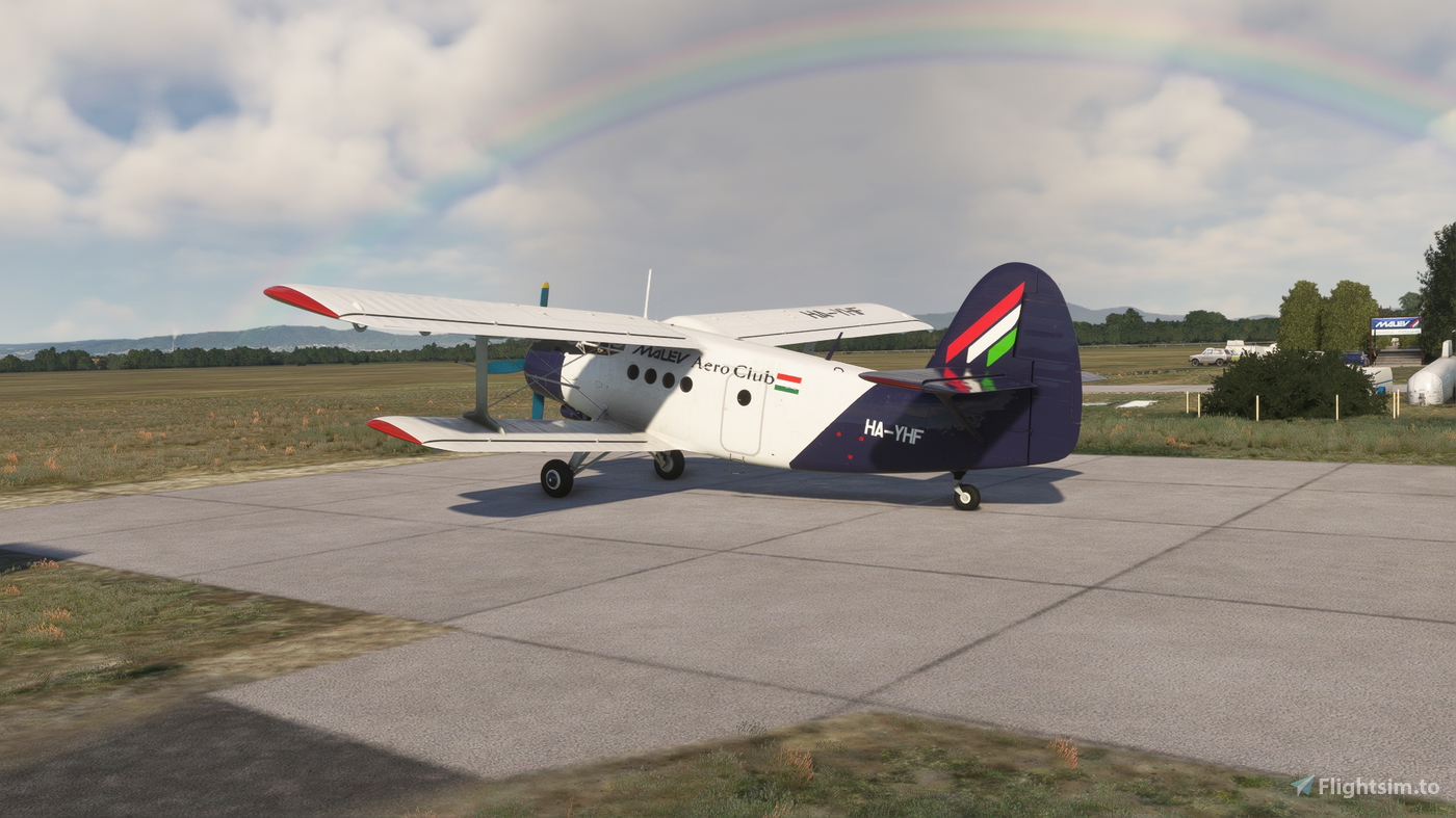 Microsoft Antonov AN2 / Malev Aero Club / HA-YHF for Microsoft Flight ...