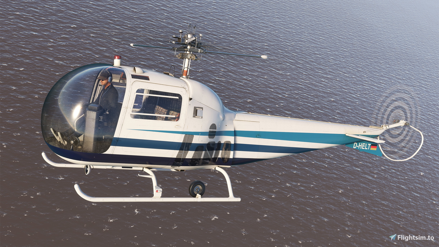 Microsoft Bell 47J Ranger - D-HELT (and with Dynamic Registration) per ...
