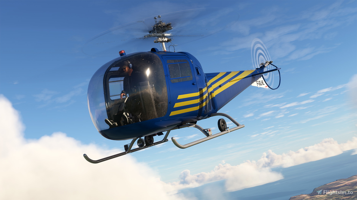 Microsoft Bell 47J Ranger - F-GLHL (and with Dynamic Registration) for ...