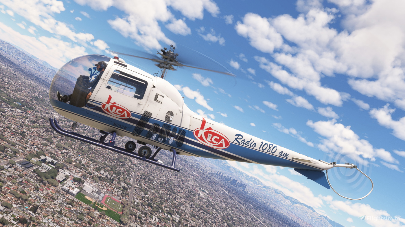 Microsoft Bell 47J Ranger - KLCA News (from the movie "Air America ...