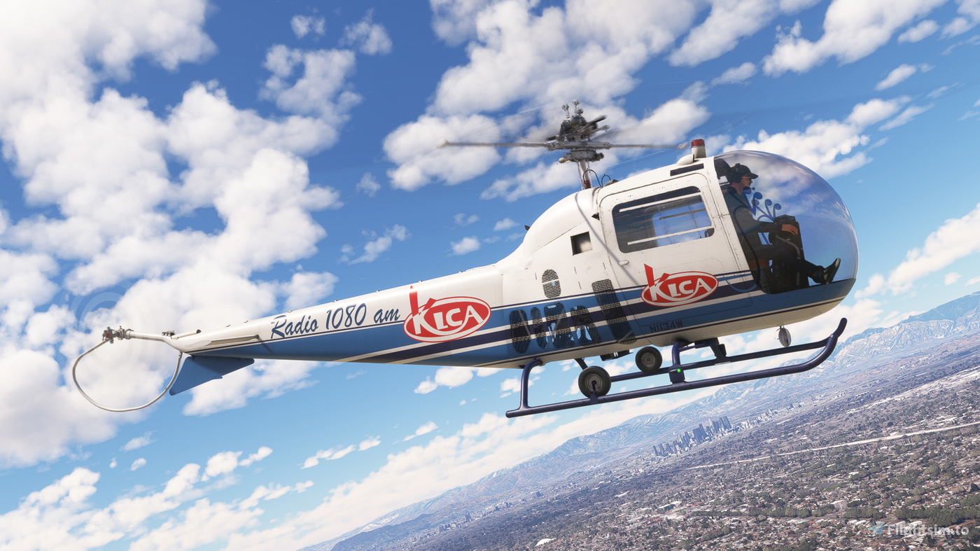 Microsoft Bell 47J Ranger - KLCA News (from the movie "Air America ...