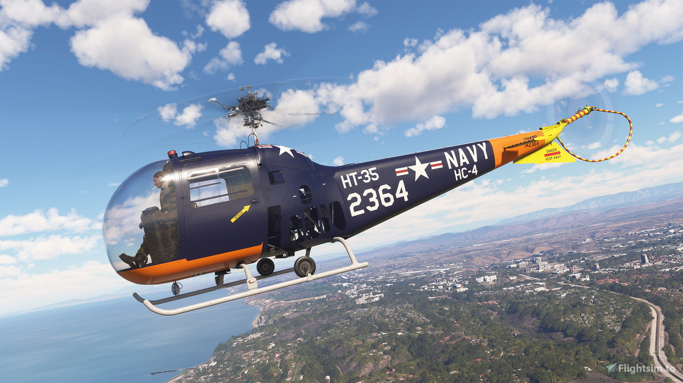 Microsoft Bell 47J Ranger - U.S. Navy (142364) for Microsoft Flight ...
