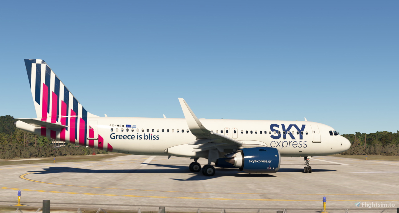Microsoft/IniBuilds A320NEO | Sky Express | SX-WEB for Microsoft Flight Simulator | MSFS