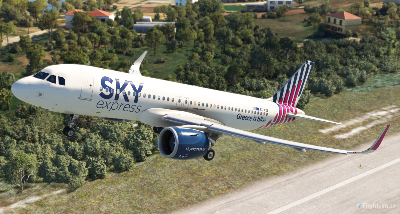 Microsoft/IniBuilds A320NEO | Sky Express | SX-WEB for Microsoft Flight Simulator | MSFS