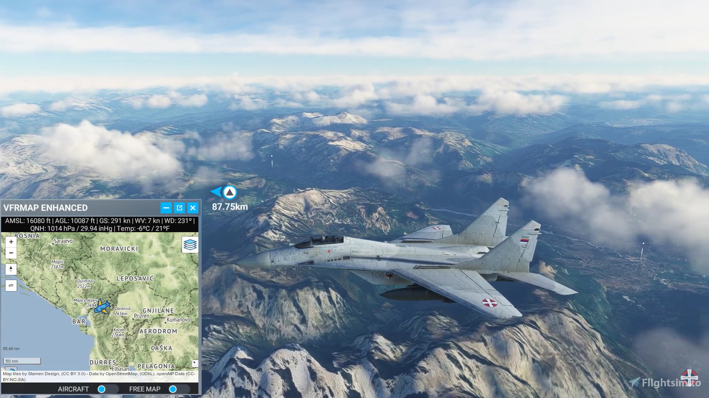 Mig 29 Serbian Army for Microsoft Flight Simulator | MSFS
