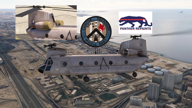 Miltech CH-47D Liveries for Microsoft Flight Simulator | MSFS