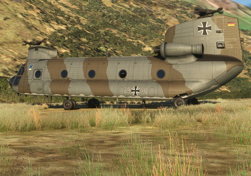 Miltech CH-47D Liveries for Microsoft Flight Simulator | MSFS
