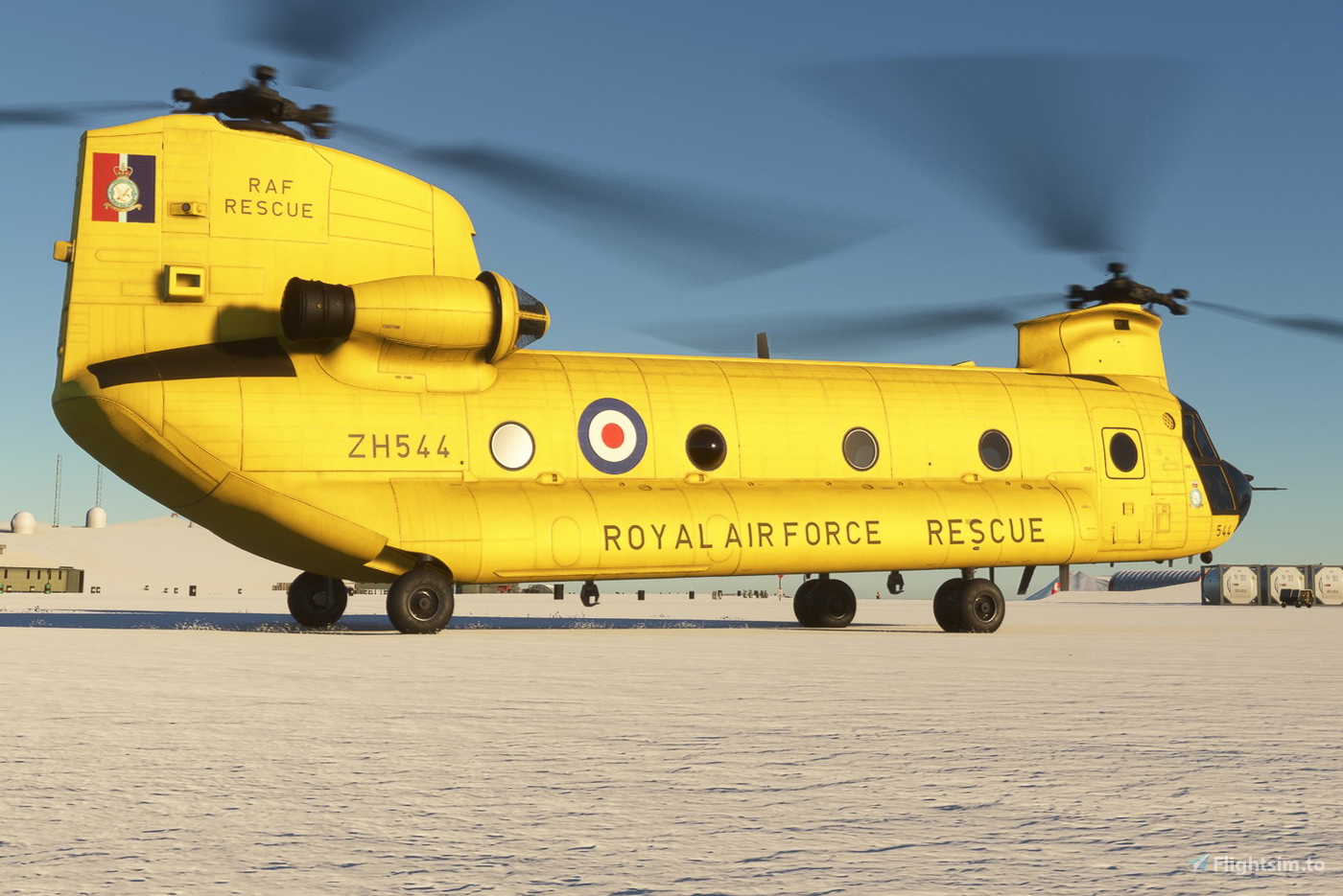 Miltech CH47-D RAF Search and Rescue ZH544 for Microsoft Flight ...