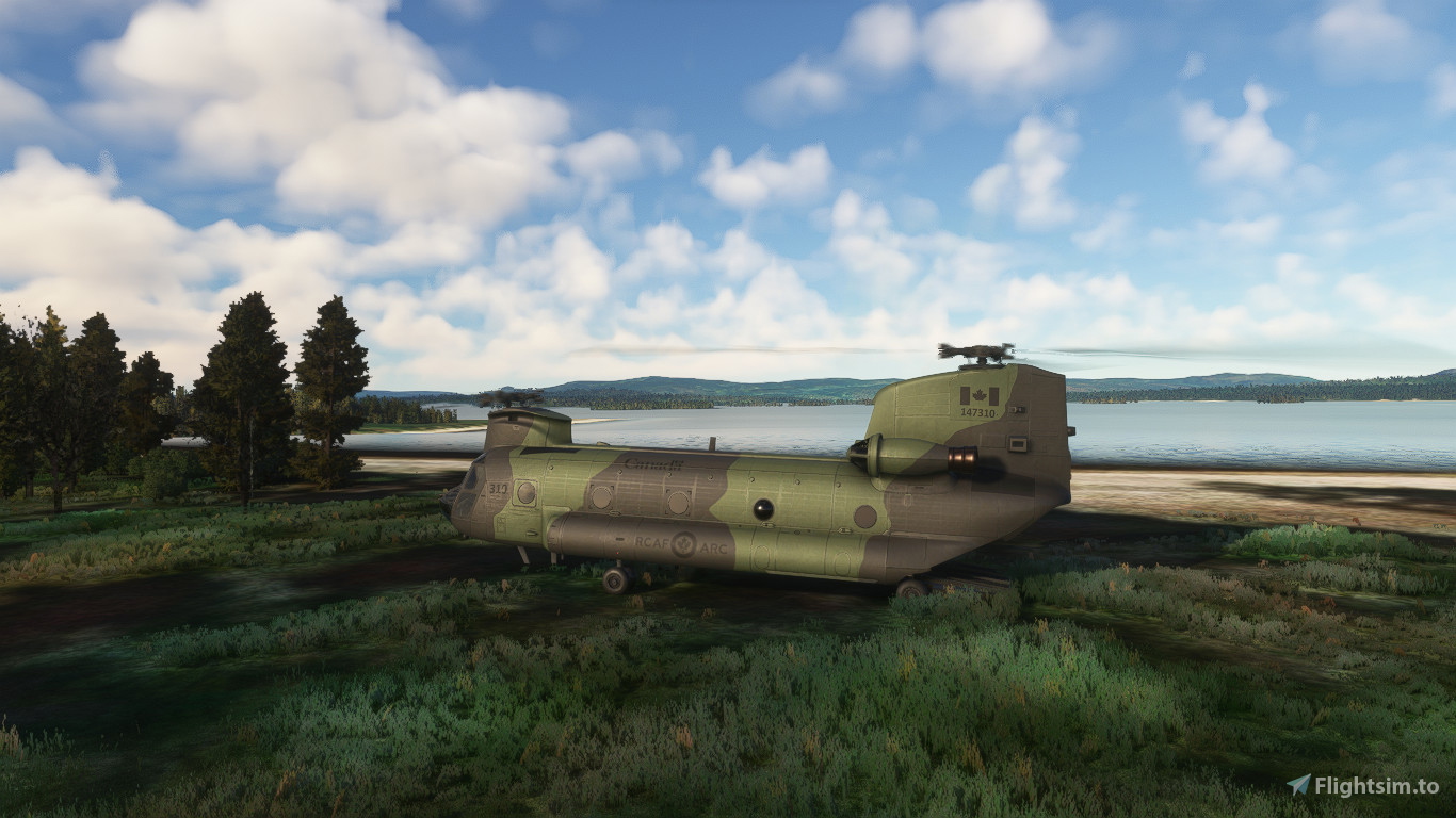 Miltech Ch47 Livery RCAF CH47 #310 for Microsoft Flight Simulator | MSFS