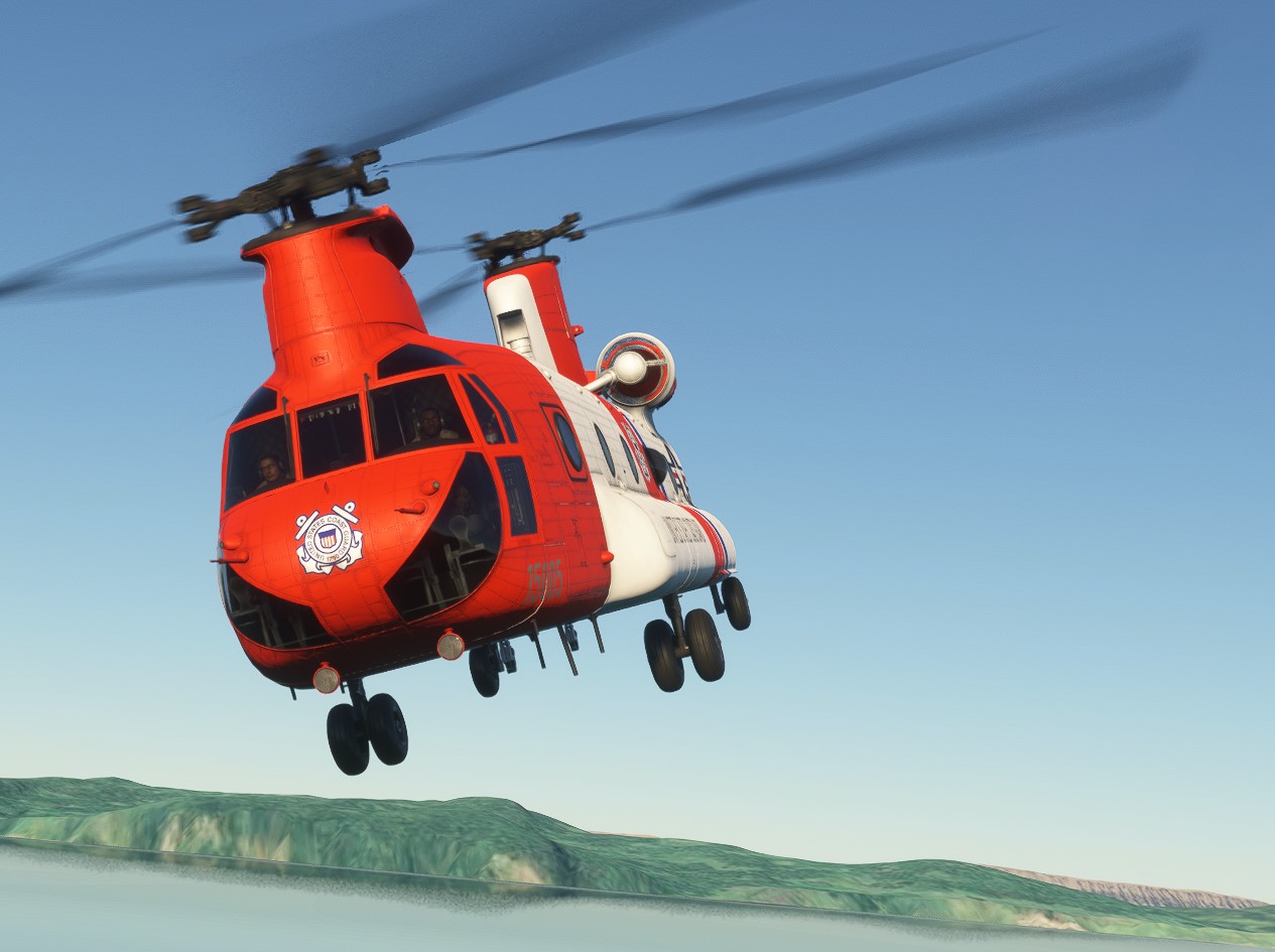 Miltech Chinook CH47 – US Coast Guard (15005) für Microsoft Flight ...