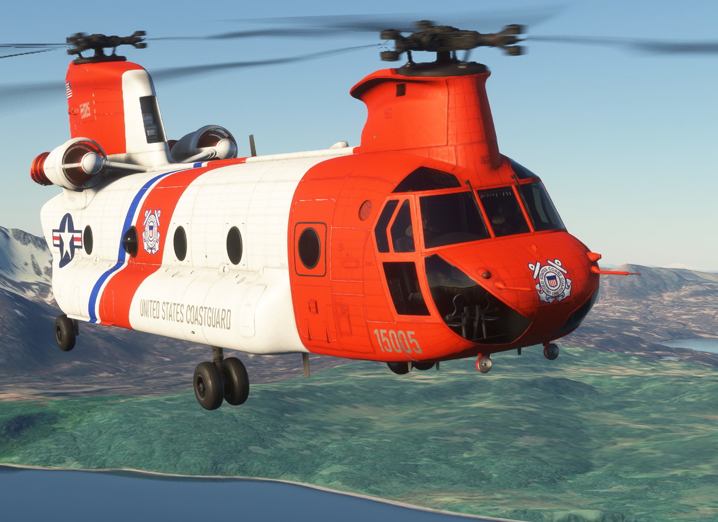 Miltech Chinook CH47 – US Coast Guard (15005) für Microsoft Flight ...