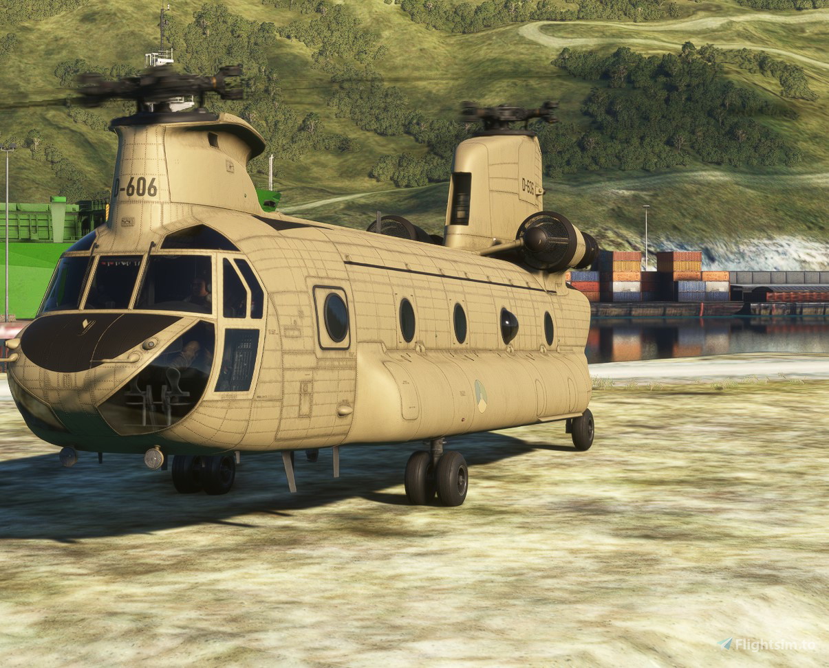 Miltech Chinook CH47D- RNLAF new color sheme for Microsoft Flight ...
