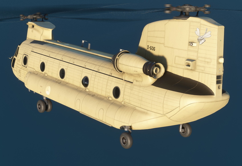Miltech CH-47D Liveries for Microsoft Flight Simulator | MSFS