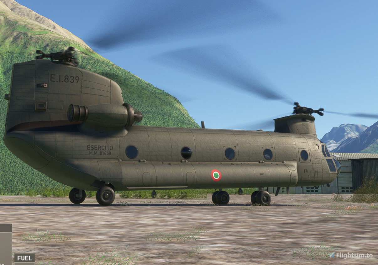 Miltech Chinook CH47D-Esercito Italiano for Microsoft Flight Simulator ...