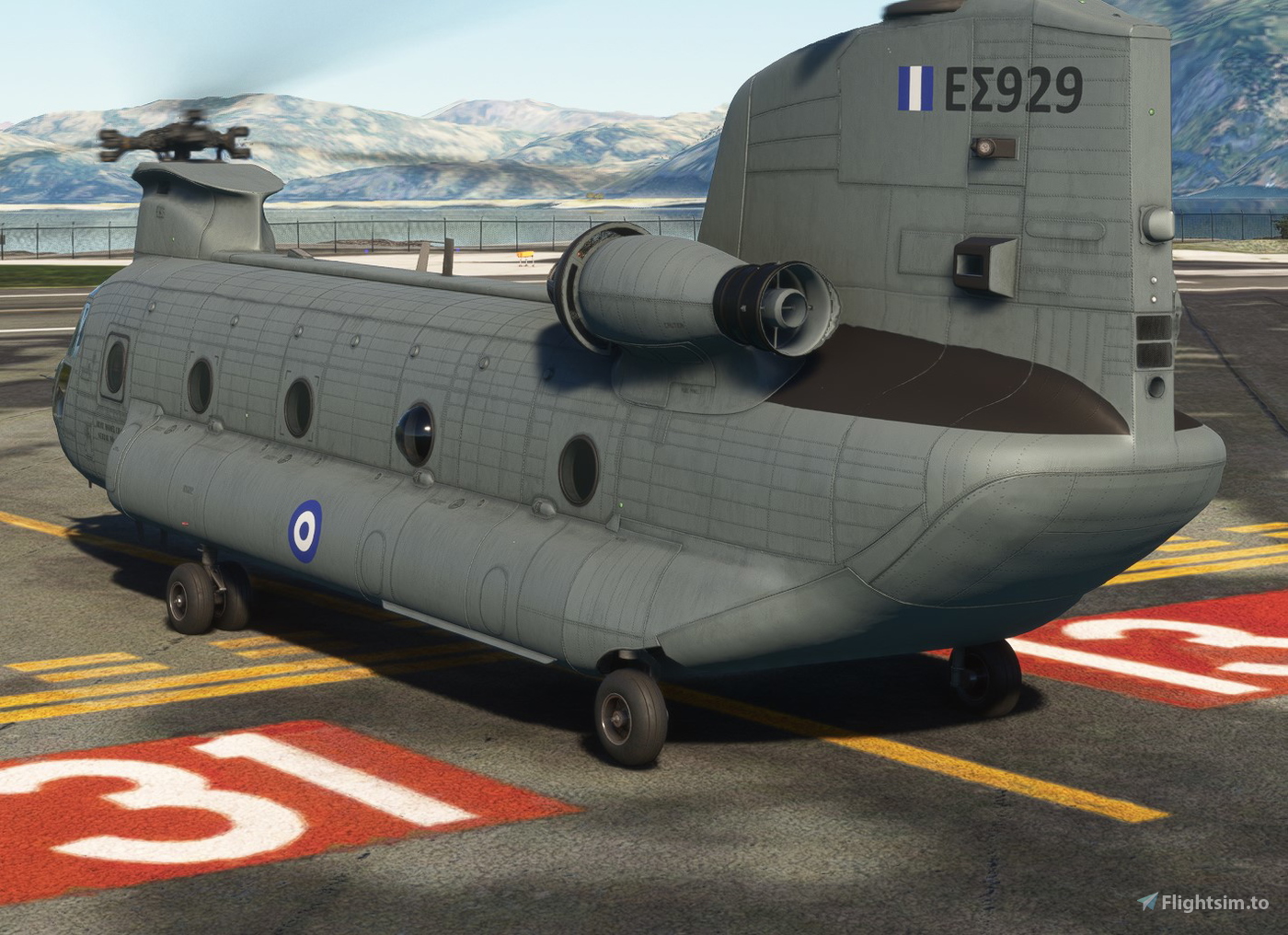 Miltech Chinook CH47D- Hellenic Army ΕΣ929 for Microsoft Flight ...