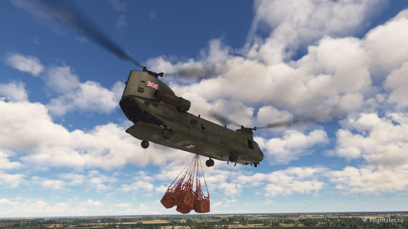 MiltechSimulations_CH47D_RAF ZH902, Display 2024 for Microsoft Flight ...