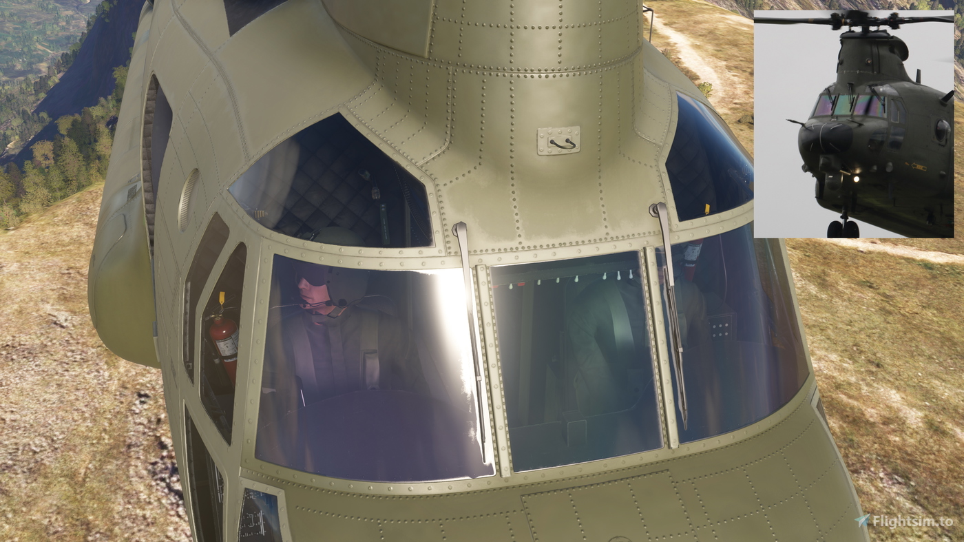 MiltechSimulations_CH47D_RAF ZD983, Display 2023 for Microsoft Flight ...
