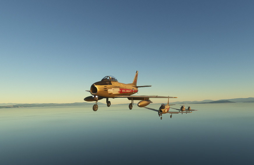 Milvitz CF-86 Sabre Golden Hawks for Microsoft Flight Simulator | MSFS