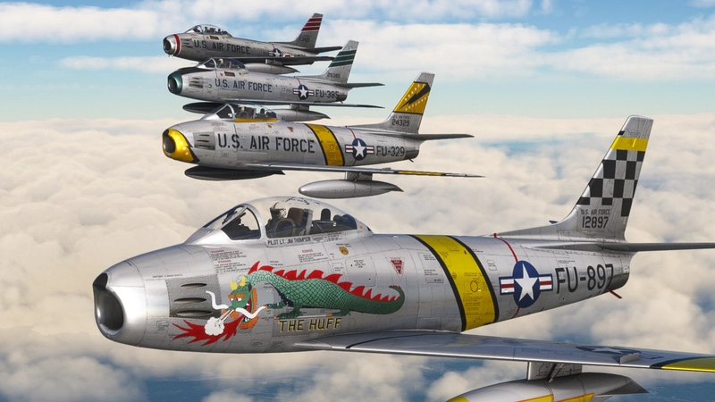 Milviz F-86 Sabre - Full Aircraft (Native Conversion) for Microsoft ...
