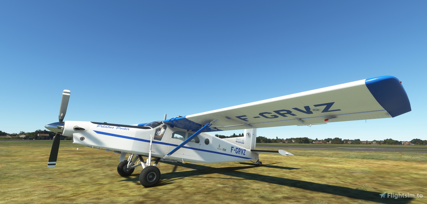 Milviz PC-6 F-GRVZ repaint request Parachute club Strasbourg for ...