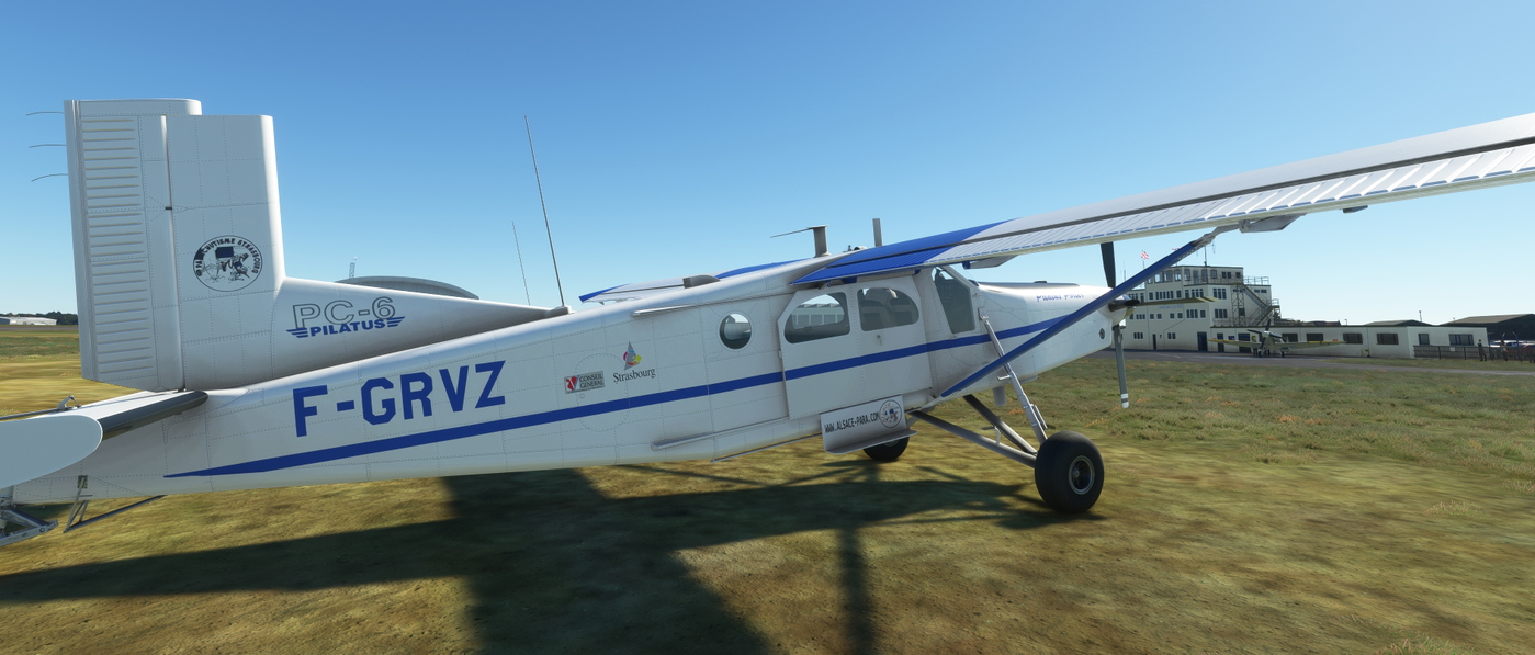 Milviz PC-6 F-GRVZ repaint request Parachute club Strasbourg for ...