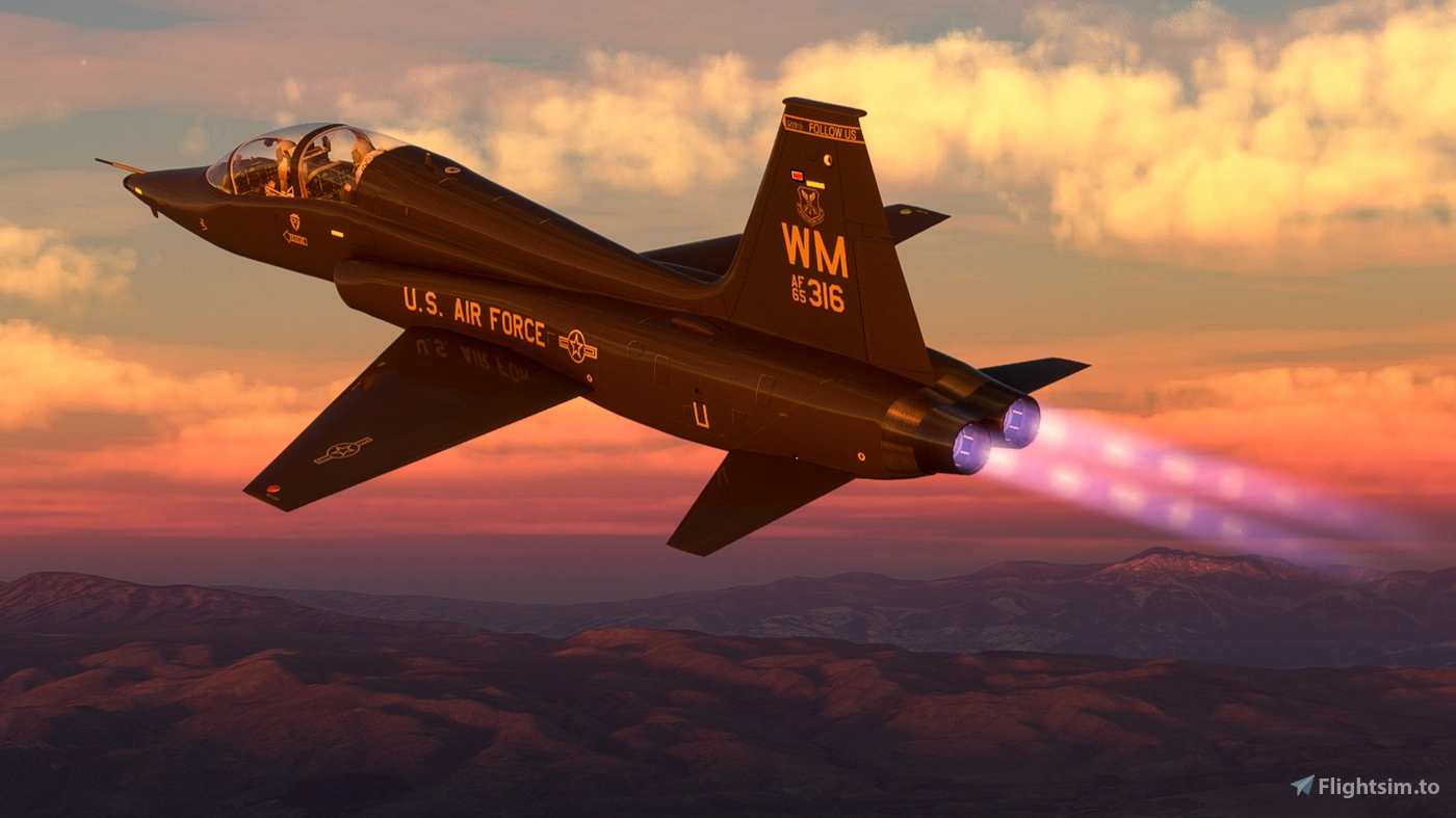 Milviz T-38 Talon - Full Aircraft (Native Conversion) for Microsoft ...