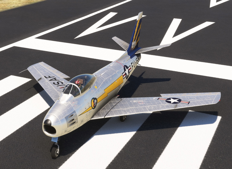 Milviz F-86 Sabre Liveries for Microsoft Flight Simulator | MSFS