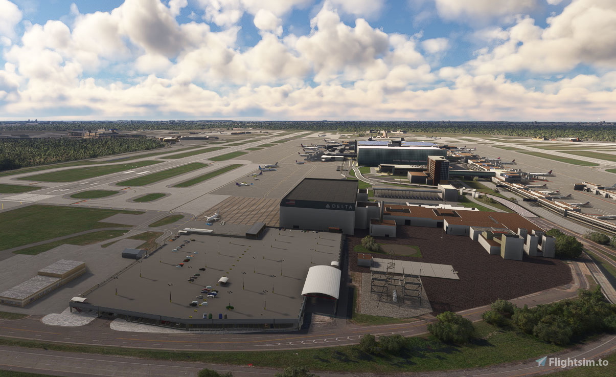 KMSP - Minneapolis St Paul International for Microsoft Flight Simulator ...