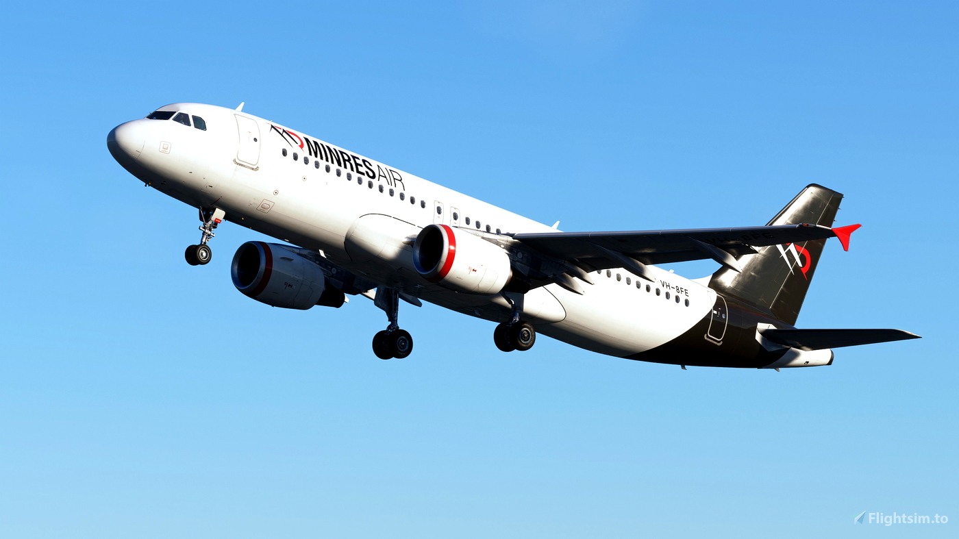 MinRes Air Fenix A320 VH-8FE Repaint 8K for Microsoft Flight Simulator | Feed