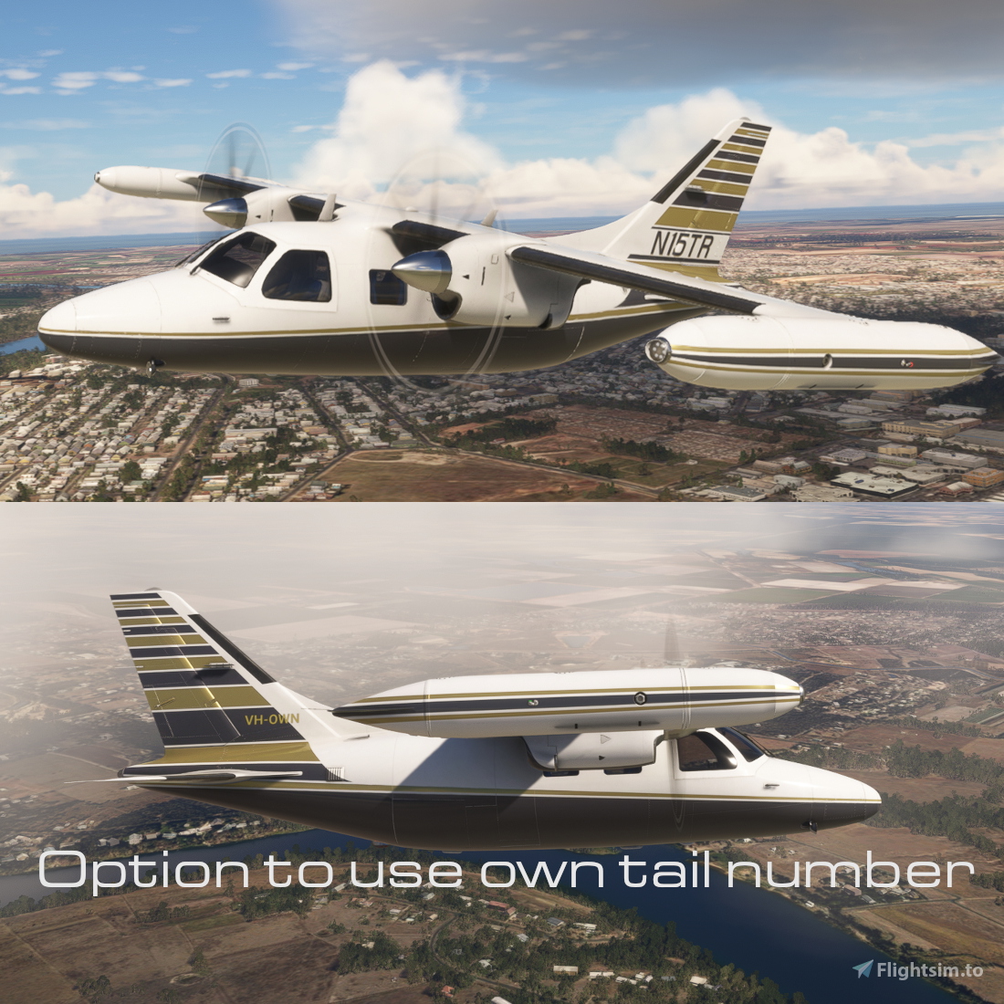 Mitsubishi MU-2 N15TR for Microsoft Flight Simulator | MSFS