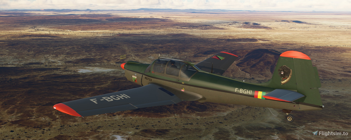 Morane-Saulnier MS733 Alcyon "Ubanghi" green-brown F-BGHI for Microsoft ...